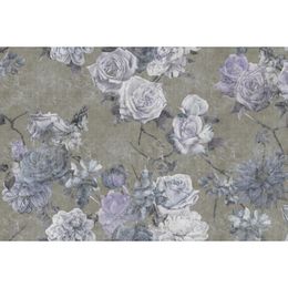 Livingwalls living walls Fototapete &raquo;Walls by Patel Sleeping Beauty 1&laquo; glatt Vlies, Wand, Schr&auml;ge blau Vlies B/L: 4m x 2,7m