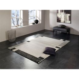 OCI DIE TEPPICHMARKE Teppich &raquo;CASTLE FLORA, auch als L&auml;ufer und Rund&laquo; rechteckig 20 mm H&ouml;he dichter Fris&eacute; Kurzflor, farbiger Bord&uuml;re, Wohnzimmer, 