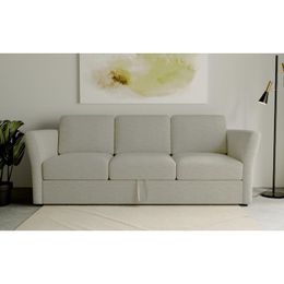 OTTO home 3-Sitzer &raquo;Lavars Schlafsofa&laquo; mit Bettfunktion, in zwei verschiedenen Bezugsqualit&auml;ten beige 53% strukturiertes Polyester, 47% Polyester B/H/