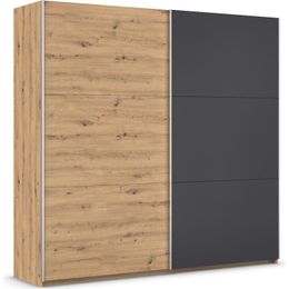 Rauch Schwebet&uuml;renschrank &raquo;Monza&laquo; in trendigen Farbkombinationen, mit viel Stauraum grau Holzwerkstoff B/H/T: 218cm x 210cm x 59cm