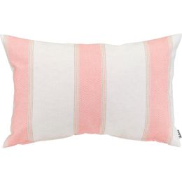 HOCK Dekokissen &raquo;Forna&laquo; mit farbigen Streifen, Kissenh&uuml;lle mit F&uuml;llung, 1 St&uuml;ck pink Polyester B/L: 40cm x 60cm, 1 Stk.