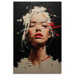 Wandbild Artland, B:60cm H:90cm, bunt, Leinwand, Wohnzimmer, Bilder, "Fierce Serenity II", als Alubild, Leinwandbild, Poster, Wandaufkleber in