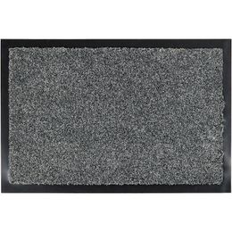 Astra Fu&szlig;matte &raquo;Calcite&laquo; rechteckig 10 mm H&ouml;he T&uuml;rmatte, Sauberlaufmatte, rutschfest, meliert, nimmt Schmutz auf grau Kunstfaser B : 120cm 1 Stk., 
