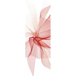 ARCHITECTS PAPER Fototapete &raquo;Red And White&laquo; Grafik Tapete Natur Wei&szlig; Rot Panel 1,00m x 2,80m rot Vlies B/L: 1m x 2,8m