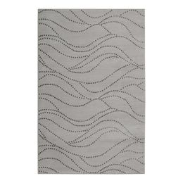 Esprit Teppich &raquo;Selena&laquo; rechteckig 12 mm H&ouml;he Kurzflorteppich, gewebt, Punkte, modern, abstrakt, trendig, wellig grau Polypropylen B : 200cm 1 Stk., 12mm, L: