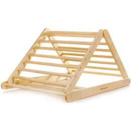 BABYGO Kletterger&uuml;st &raquo;Woodland Kletterdreieck Triangle, natur&laquo; aus Holz, Made in Europe beige Holz B/H: 74cm x 80cm