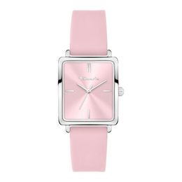 Tamaris Damen Quarzuhr &raquo;Signature Square Silicon&laquo; Armbanduhr, Damenuhr, Silikonarmband, analog Einheitsgr&ouml;&szlig;e