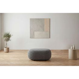 Home Affaire Polsterhocker &raquo;OSTRUP, Naturt&ouml;ne, Boucle oder Chenille&laquo; 90x64 cm, organische Form mit sanften Rundungen grau 100% PES B/H/T: 90cm x 42cm 
