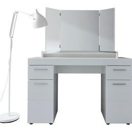 Home Affaire Schminktisch &raquo;Avena&laquo; Set, inkl. Spiegel wei&szlig; B/H/T: 120cm x 76cm x 39cm,mit Spiegel 88435001