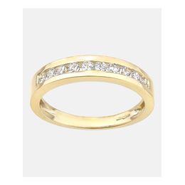 Diamant L'&eacute;ternel Eternity-Ring aus 375 Gelbgold mit Zirkonia | Gr.: 48