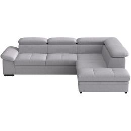 Sit & More sit&more Ecksofa &raquo;Viola, L-Form, B. 249 cm&laquo; optional Schlaffunktion 100% Polyester B/H/T: 249cm x 73cm x 226cm, Cord, Ottomane rechts,mit Bettfunktion