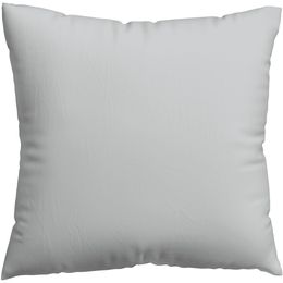 Kissenbezug Schlafgut, B:80cm L:80cm, grau, Mako-Satin, Obermaterial: 100% Baumwolle, Kissenbez&uuml;ge, "Premium Kissenbezug Woven Satin (1 St)",