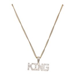 Urban Classics Damen Edelstahlkette "Urban Classics Unisex King Necklace", onesize, Zink, gold, Zink, Halsketten
