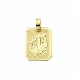 Adelia&acute;s ADELIA ́S Damen Kettenanh&auml;nger "Damen & Herren 333 Gold Sternzeichen Anh&auml;nger Waage", Waage, Gelbgold 333 Gold, gold, Gelbgold 333, Gold,