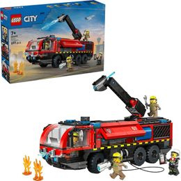 Lego Konstruktionsspielsteine &raquo;Flughafenl&ouml;schfahrzeug (60499), Lego City&laquo; Made in Europe rot Einheitsgr&ouml;&szlig;e Konstruktionsspielsteine