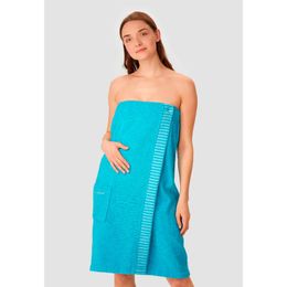 Schiesser Kilt &raquo;Rom aus weicher Baumwolle, saugstark und 3-fach weitenverstellbar&laquo; 1 Stk. MADE IN GREEN by OEKO-TEX blau Frottier L: 80cm