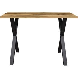 M&auml;usbacher Tresentisch &raquo;Bartresentisch Metall&laquo; Bartresentisch Metallgestell, H&ouml;he 109 cm braun B/H/T: 160cm x 109cm x 70cm