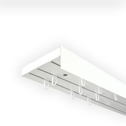 SN DECO GROUP Gardinenschiene &raquo;Vorhangschiene SH mit Blende&laquo; 3 l&auml;ufig-l&auml;ufig Fixma&szlig; wei&szlig; Kunststoff B/L: 540cm, 3 l&auml;ufig
