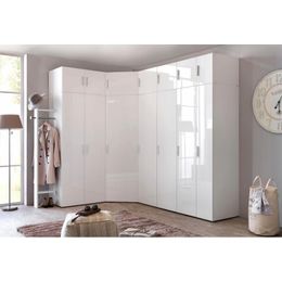 wimex Dreht&uuml;renschrank &raquo;Malta&laquo; mit Hochglanz-Front wei&szlig; B/H/T: 45cm x 185cm x 54cm, T&uuml;ren: 1 Stk.