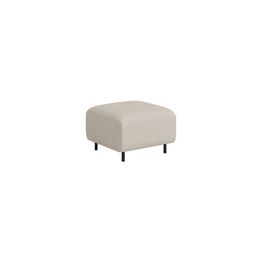 OTTO home Polsterhocker &raquo;ARROS klein mit Wellenunterfederung, Ma&szlig;e B/T/H: 70/70/46 cm&laquo; passend zur Serie, in hochwertiger Verarbeitung beige 100% 