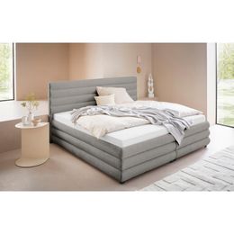 LeGer Home by Lena Gercke Polsterbett &raquo;Maylis&laquo; wahlweise mit und ohne Matratze und Lattenrost, auch in 200cm Breite grau 100% Polyester Liegefl&auml;che 