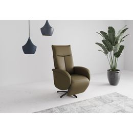 Sit & More sit&more TV-Sessel &raquo;Juma, inkl. Drehfunktion & Kopfteilverstellung&laquo; H&ouml;he Armlehne 66 cm, wahlweise mit Aufstehhilfe, 2 Motoren und Akku braun Leder,