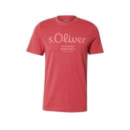 s.Oliver Shirt male size XL Red / Pastel red
