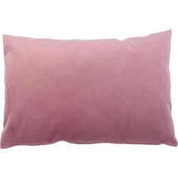 G&ouml;zze Dekokissen &raquo;Duval&laquo; mit Rei&szlig;verschluss, Kissenh&uuml;le ohne F&uuml;llung, 2 St&uuml;ck rosa Polyester B/L: 60cm x 40cm, 2 Stk.
