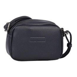 Tom Tailor Damen Tom Tailor Handtasche &raquo;Elis&laquo; aus weich gek&ouml;rntem Lederimitat auff&auml;llige Ziernaht und feinem Logo blau B/H/T: 18,5cm x 13,5cm x 7cm