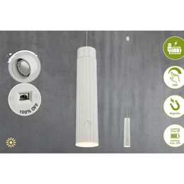 Briloner Leuchten LED Pendelleuchte &raquo;HANG&laquo; LED-Modul 1 Stk. 4,5x20,5 cm, Esszimmer, Wohnzimmer, Schlafzimmer 1, &Oslash; 4,5cm H: 160cm, 1 Stk.