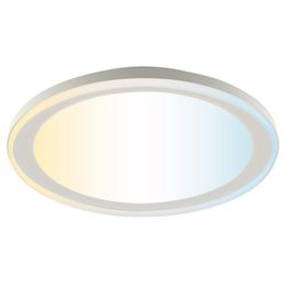 Brilliant LED Deckenleuchte &raquo;Pederson&laquo; LED-Modul 1 Stk. warmwei&szlig; - kaltwei&szlig; &Oslash; 45 cm, 2230 lm, 3000-6500K, besonders effizient, dimmbar wei&szlig; 1, &Oslash; 45cm H: 9cm, 1 