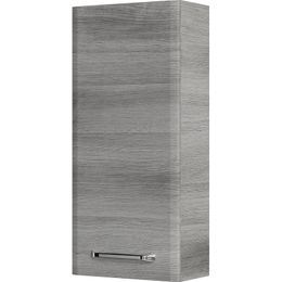 H&auml;ngeschrank &raquo;Quickset Wand-Badschrank 30 cm breit mit 1 T&uuml;r und 2 Glas-Einlegeb&ouml;den&laquo; Badezimmer-H&auml;ngeschrank inkl. T&uuml;rd&auml;mpfer, Griffe in Chrom Glanz 