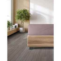 Irisette Spannbettlaken &raquo;Porto 20&laquo; besonders elastisch rosa Jersey, Obermaterial: 95% Baumwolle, 5% Elasthan B/L: 180cm x 200cm, 1 Stk., Jersey, 180-200x190-
