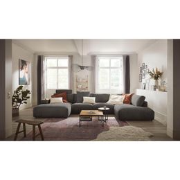 Musterring Wohnlandschaft &raquo;Lucia bequem und viel Platz, U-Form&laquo; Verschiedene Farben, Cord-Bezug, Gesamtbreite 434 cm grau B/H/T: 434cm x 81cm x 204cm, Cord, 