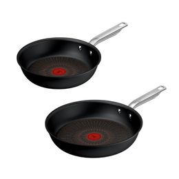 Tefal Pfannen-Set &raquo;Experience Unbreakable&laquo; Aluminium Set, 2x Bratpfanne 24/28 cm, 2 tlg. FusionCore Antihaftversiegelung, Induktion, Temperaturanzeiger 
