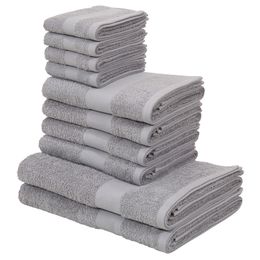 OTTO home Handtuch Set &raquo;Melli, 2 Duscht&uuml;cher 70x140, 4 Handt&uuml;cher 50x100, 4 G&auml;stet&uuml;cher 30x50&laquo; Set Walkfrottee Handtuchset in dezenten Farben mit 