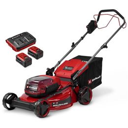 Einhell Akkurasenm&auml;her &raquo;GC-CM 36/51 S Li BL (2x5,2Ah)&laquo; Inkl. 2 Akkus und Twincharger ECO-Modus reduziert Leistung f&uuml;r l&auml;ngere Laufzeit