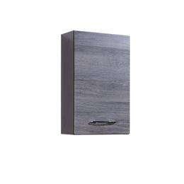 Welltime H&auml;ngeschrank &raquo;Florida&laquo; Breite 40 cm, mit T&uuml;rd&auml;mpfern grau Holzwerkstoff, MDF graphit, B/H/T: 40cm x 64cm x 20cm, T&uuml;ren: 1 Stk.