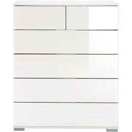 wimex Schubkastenkommode &raquo;Easy&laquo; mit Glas- oder Spiegelfront wei&szlig; B/H/T: 82cm x 102cm x 41cm, 6 Stk.