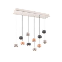 Musterring LED Pendelleuchte &raquo;CANNON, 11-flammige LED H&auml;ngelampe 5W 500Lumen 2300-4000K CCT&laquo; LED-Board 1 Stk. Farbwechsler warmwei&szlig; - kaltwei&szlig; mit Fernbedienung,