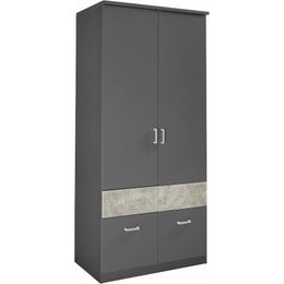 Rauch Kleiderschrank &raquo;Kleiderschrank Schrank Garderobe deckenhoher Schrank BREMEN&laquo; optional mit Spiegel, Breiten: 91/136/181 cm, H&ouml;he: 199 cm, in 