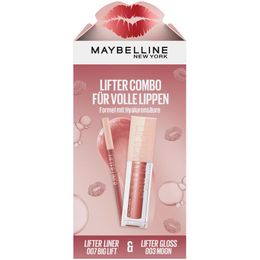 Maybelline New York Damen Maybelline NEW YORK Schmink-Set &raquo;Set: Lifter Gloss + Lifter Liner Lippenkonturenstift&laquo; Mit Hyalurons&auml;ure, sch&ouml;ner Glanz, 