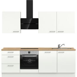 Nobilia K&uuml;chenzeile &raquo;"Laser II", NEU: individuell anpassbar mit gratis Profi-Beratung&laquo; vormontiert, 240 cm breit, optional mit verschiedenen E‐Ger&auml;te-
