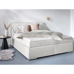 Home Affaire Boxbett &raquo;ALFIE, Polsterbett wahlweise mit Bettkasten, Samtvelours-Bezug&laquo; mit Bonnell-oder Taschenfederkernmatratze H2,H3, H4, 120/140/
