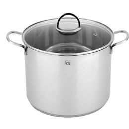 CS Koch-Systeme Gem&uuml;setopf &raquo;Trier&laquo; 1 Stk. tlg. Edelstahl silber 15 l + &Oslash; 28cm + H&ouml;he 26cm