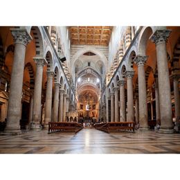 papermoon Fototapete &raquo;Kathedrale von Pisa&laquo; bunt Vlies B/L: 3m x 2,23m, Bahnen: 6 Stk.