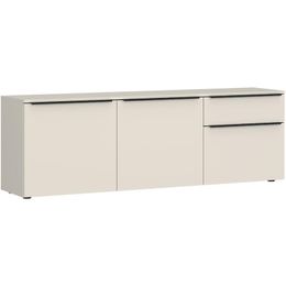Tom Tailor HOME Sideboard Lowboard, Breite 165 cm,3 T&uuml;ren,1 Schublade, viel Stauraum beige Holzwerkstoff, Melamin, Spanplatte B/H/T: 165cm x 56cm x 