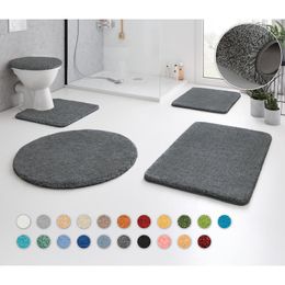 Kleine Wolke Badematte &raquo;RELAX, Badvorleger, Badezimmer Teppich&laquo; H&ouml;he 30 mm rutschhemmend beschichtet fu&szlig;bodenheizungsgeeignet Badteppich, meliert, rechteckig, rund