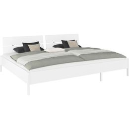 Rauch Bett &raquo;Familienbett XXL Familiengr&ouml;&szlig;e Ehebett Doppelbett umbaubar&laquo; flexible Umbaum&ouml;glichkeit in Einzelbetten, 240x200 cm und 270x200 cm - mit 