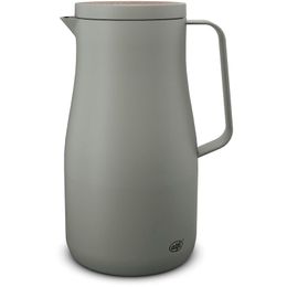 Alfi Isolierkanne &raquo;STUDIO TEA, aus doppelwandigem Edelstahl&laquo; 1 l 1 Stk. tlg. 12h hei&szlig; & 24h kalt, ergonomischer Griff, gro&szlig;e &Ouml;ffnung Edelstahl, Kunststoff,
